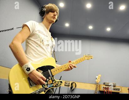 Russel Lissack of Bloc Party recording at Capital Radio Live Session ...