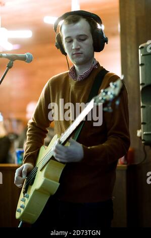 Chris Baio of Vampire Weekend in session Stock Photo - Alamy