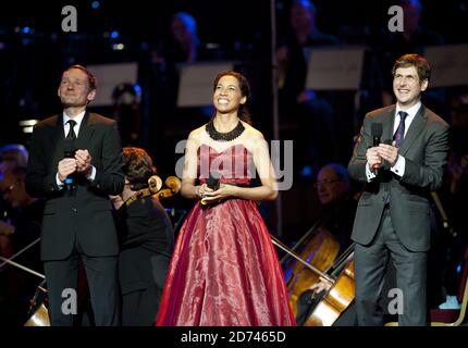 (l-r) Presenters Mark Forrest, Margherita Taylor and Jamie Crick on ...