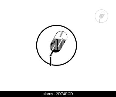 Microphone On Letter Logo Design T Stock Vector Image & Art - Alamy