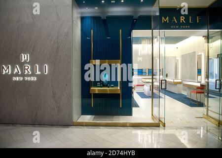 Marli logo and store seen in Hudson Yards Stock Photo - Alamy