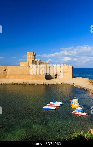 Castle in Isola di Capo Rizzuto, Province of Crotone, Calabria, Italy ...