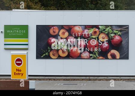Little Waitrose and partners shop (convenience store) at a Shell petrol ...