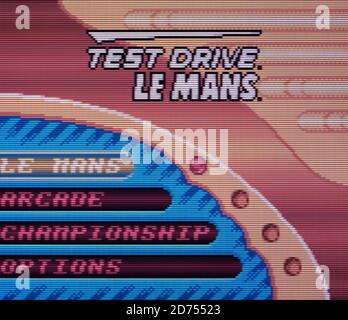 Test Drive Le Mans - Nintendo Game Boy Color Videogame - Editorial use ...