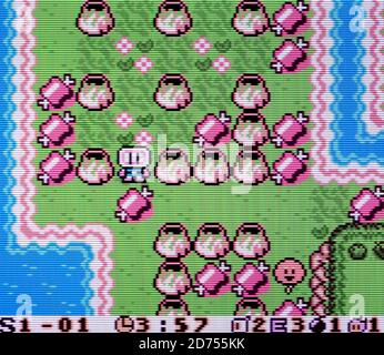 Bomberman Max Blue - Nintendo Game Boy Color Videogame - Editorial use ...