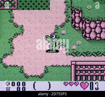Croc 2 - Nintendo Game Boy Color Videogame - Editorial use only Stock ...