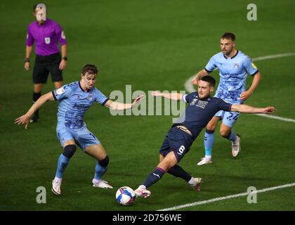 Coventry City's Matt Grimes (left) and West Bromwich Albion's Isaac ...