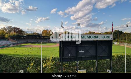 Labatt Park London Ontario Aerial with scoreboard sign Stock Photo - Alamy