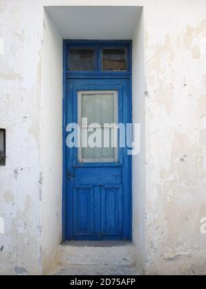 an old one closed at a wooden door Stock Photo - Alamy