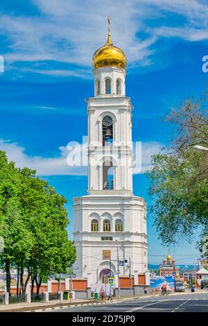 Russian orthodox church. Iversky monastery in Valday, Russia Stock ...