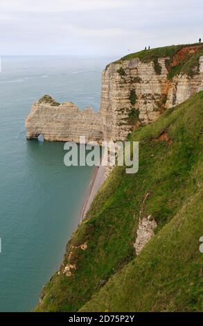 Limestone cliffs at Etretat, Coast of Normandy, France Stock Photo - Alamy