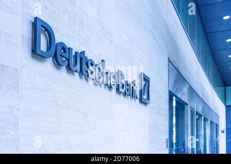 Deutsche Bank London headquarters at Winchester House London Wall Stock ...