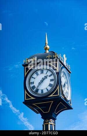Andrew Fraser Memorial clock in Colwyn Bay Wales UK Stock Photo - Alamy