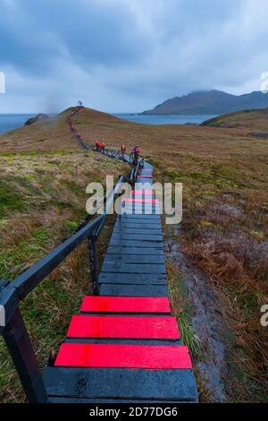 Albatross sculpture, Cape Horn National Park, Cape Horn Island, Tierra ...
