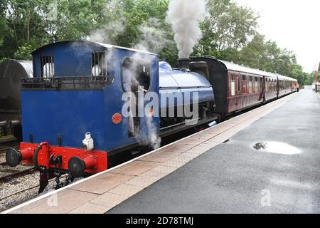 Steam Locomotive 'Linda' no. 21 at the Ribble Steam Railway and Museum ...