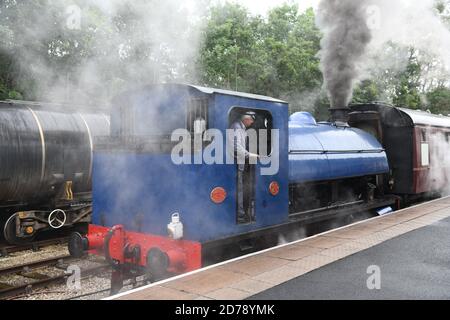 Steam Locomotive 'Linda' no. 21 at the Ribble Steam Railway and Museum ...