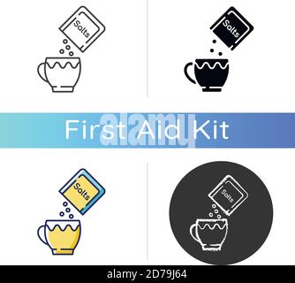 Oral rehydration salts linear icon Stock Vector Image & Art - Alamy