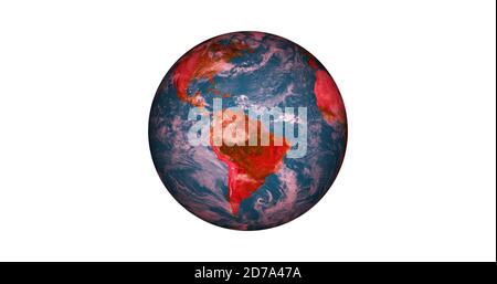 Damage world isolate on white background. Virous attack all over the ...