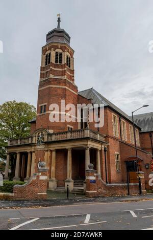 The Clock Tower Rugby Town Centre UK Stock Photo - Alamy
