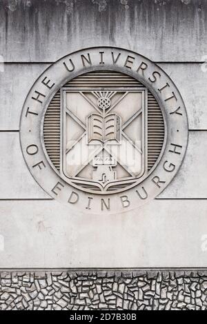 Edinburgh University coat of Arms Stock Photo - Alamy