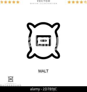 malting beer production line icon vector illustration Stock Vector ...