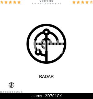 Air navigation Radar icon. From blue icon set Stock Vector Image & Art ...