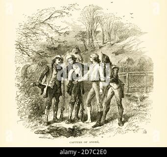 Capture of Major John Andre, 1780 Stock Photo - Alamy
