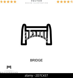 Bridge icon digital blue Stock Vector Image & Art - Alamy