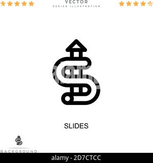 Slides Simple vector icon. Modern, simple flat vector illustration for ...