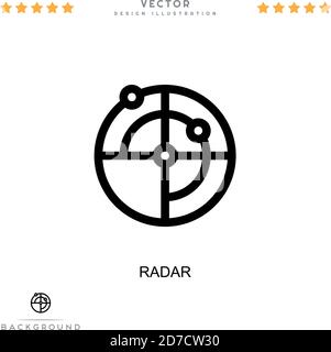 Air navigation Radar icon. From blue icon set Stock Vector Image & Art ...