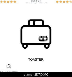 Toaster icon. Simple element from kitchen collection. Creative Toaster ...