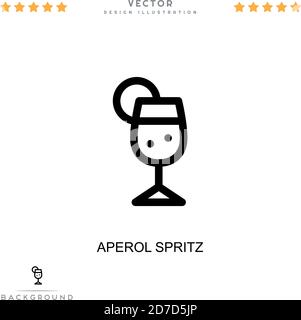 Aperol spritz line icon Stock Vector Image & Art - Alamy