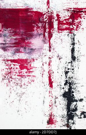red abstract acrylic painting on canvas Stock Photo - Alamy