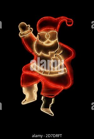 Father Christmas Dancing at the Angarrack Christmas Lights Extravaganza ...