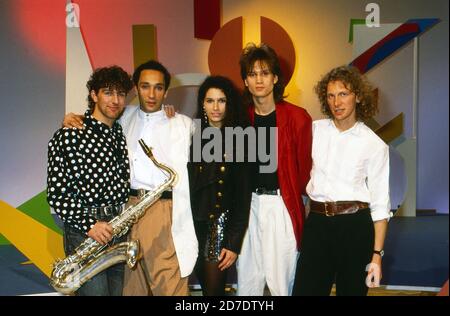 "Wind", deutsche Schlagerband, im Studio, Deutschland um 1993 Stock ...