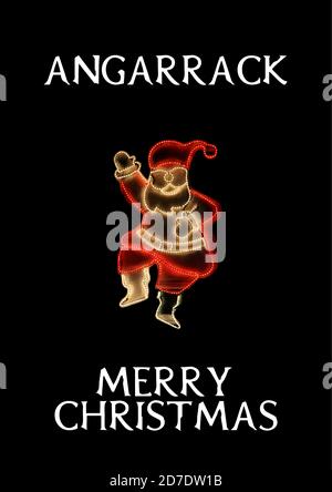 Father Christmas dancing at the Angarrack Christmas Lights Extravaganza ...