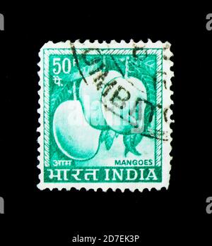 India Postage Stamp - Mangoes Stock Photo - Alamy