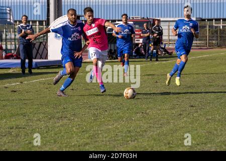 (10/21/2020) Action during the football match between Paganese Calcio ...