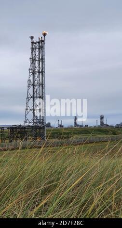 St Fergus gas plant Stock Photo - Alamy