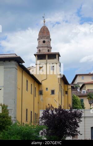 typical stretch of the historic center of Arezzo town, Tuscany, Italy ...