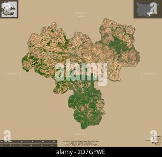Haskovo, province of Bulgaria. High resolution satellite map Stock ...