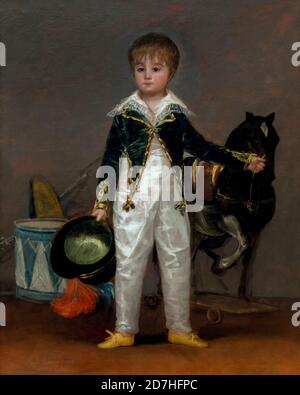 Jose Costa y Bonells, Called Pepito - by Francisco de Goya y Lucientes ...