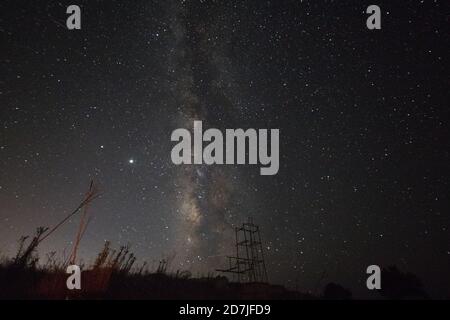 Night Sky as viewed from Fasli, Paphos Cyprus Stock Photo - Alamy