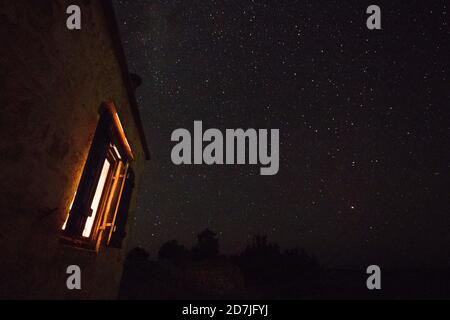 Night Sky as viewed from Fasli, Paphos Cyprus Stock Photo - Alamy