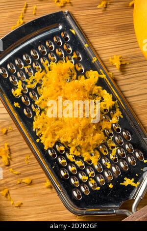 Raw Organic Orange Zest Ready to Cook With Stock Photo - Alamy