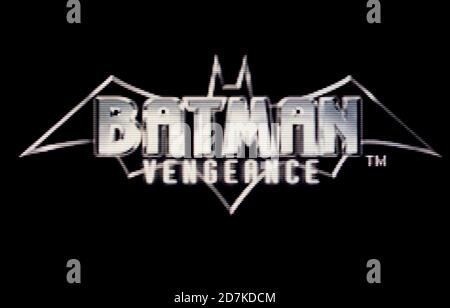 Batman Vengeance - Nintendo Game Boy Advance Videogame - Editorial use ...