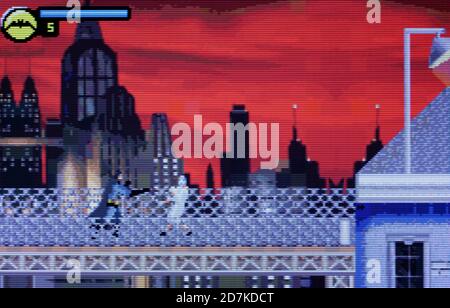 Batman Vengeance - Nintendo Game Boy Advance Videogame - Editorial use ...