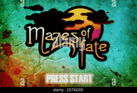 Mazes of Fate - Nintendo Game Boy Advance Videogame - Editorial use ...