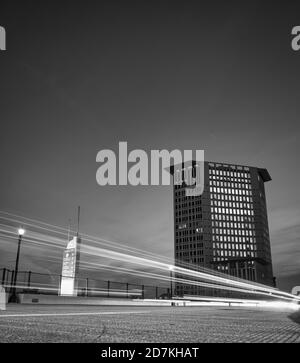 Carl B stokes courthouse in cleveland ohio at night Stock Photo - Alamy