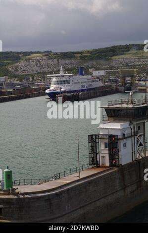 Dover Seaways, DFDS, Passenger/Ro-Ro Cargo Ship, The Port of Dover ...